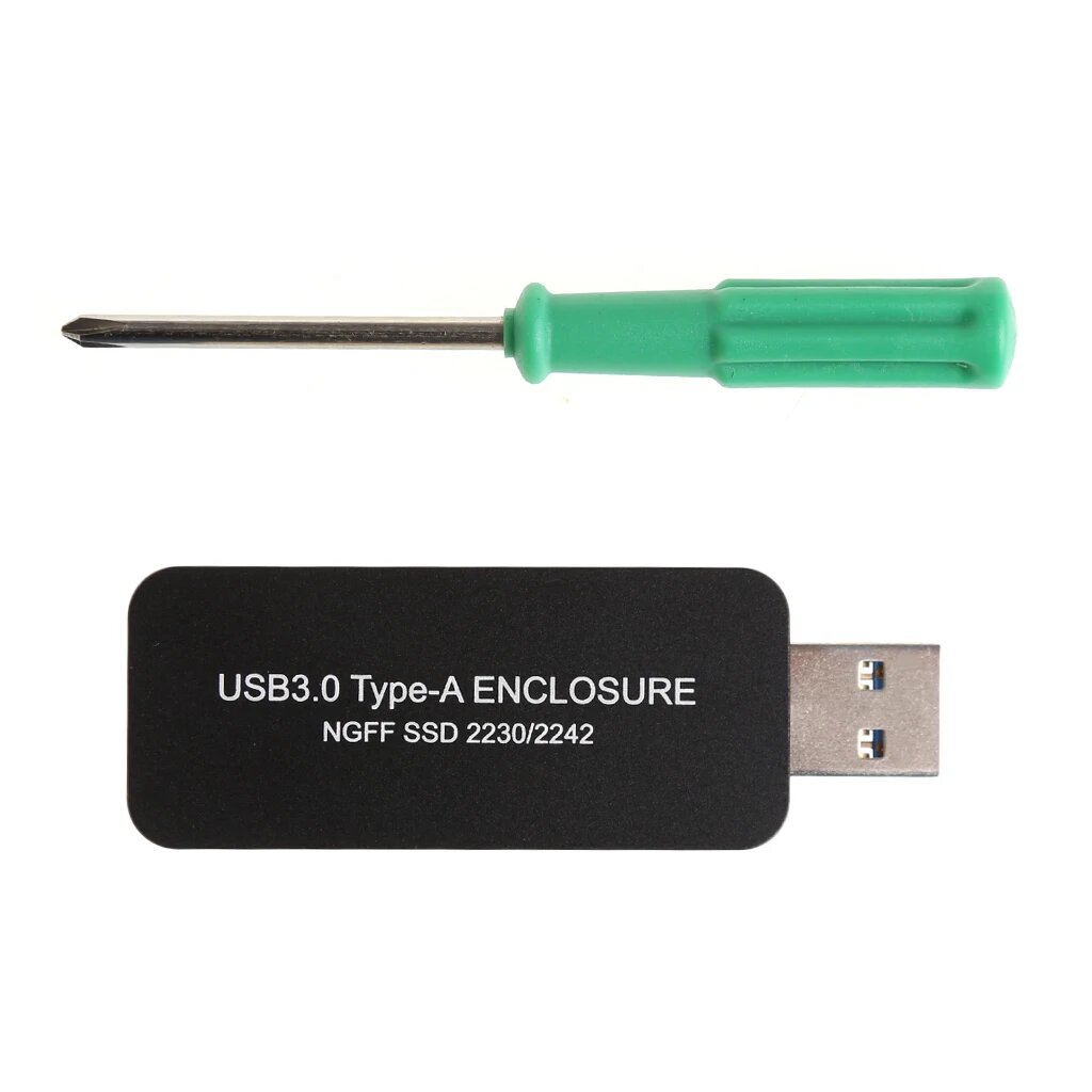 Корпус для SSD 2.5/2230/2242 USB 3.0 Black