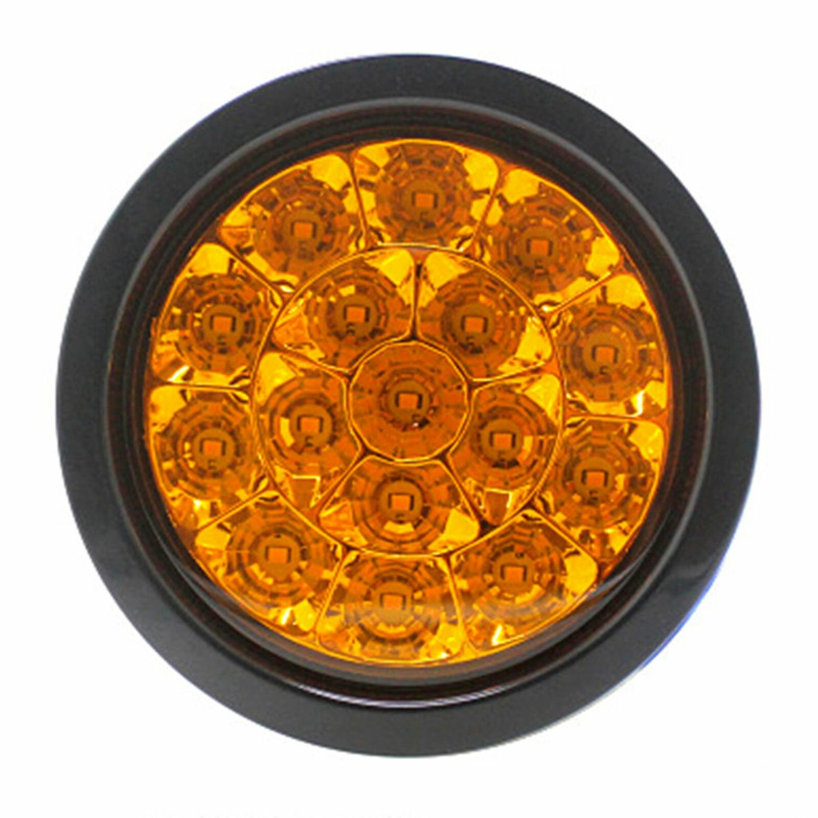 Высокая яркость 16LED задний фонарь круглый индикатор 12-24V противотуманная фара тормоза для грузового автомобиля с прицепом RV