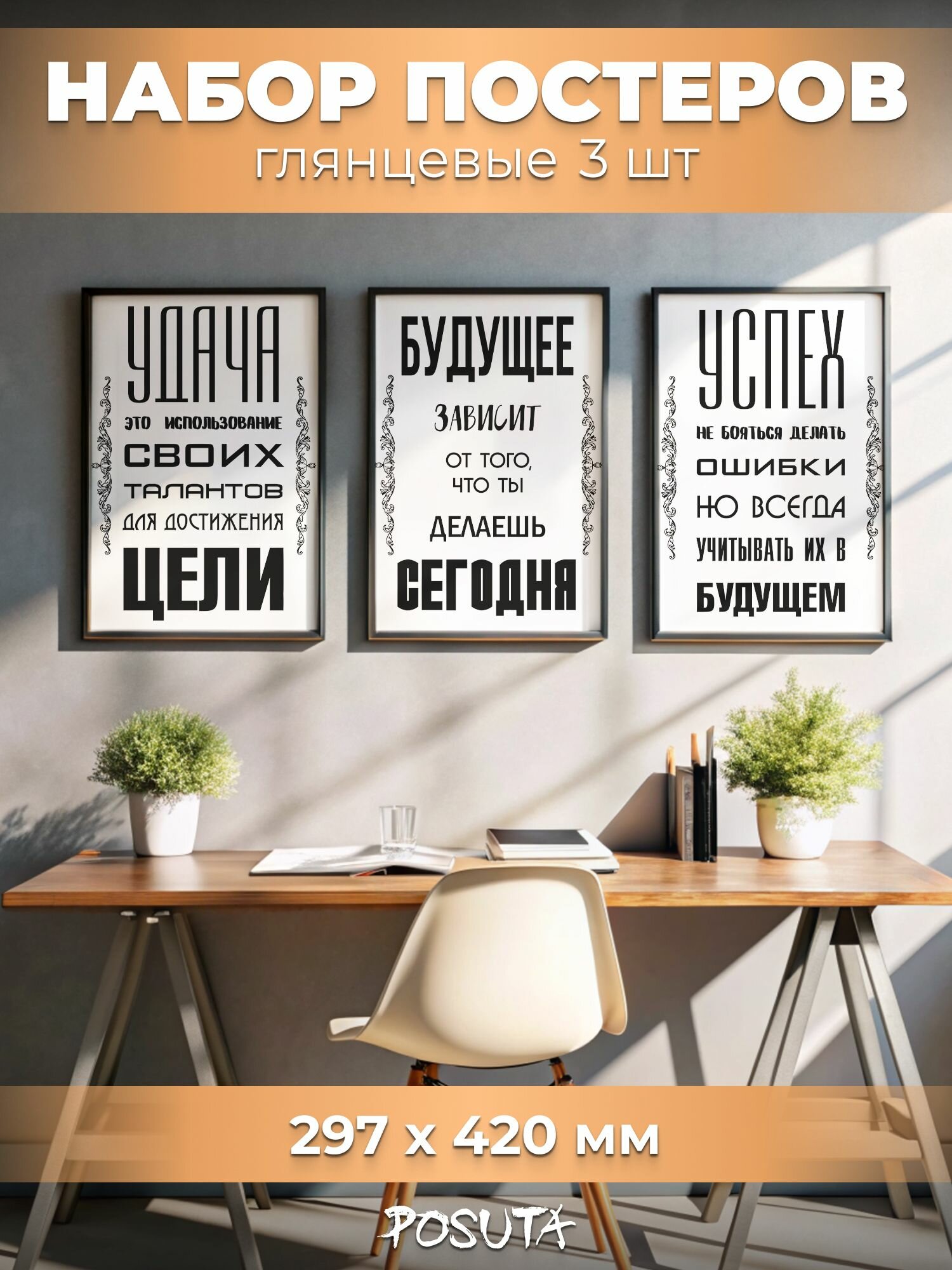 Постеры на стену мотивационные