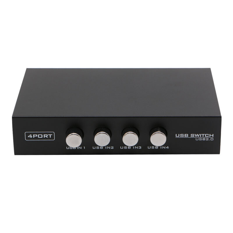 USB-устройство для совместного использования принтеров, выходное устройство 4 в 1, 4-портовый KVM-переключатель с ручным управлением, разветвитель-концентратор, преобразователь