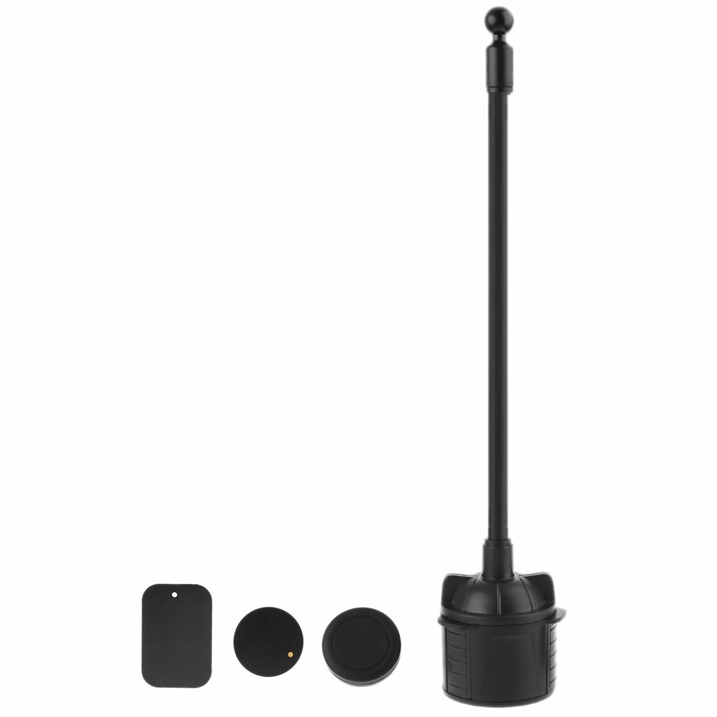 Подставка для телефона, Универсальный автомобильный держатель смартфона в подстаканник с магнитным креплением - длинная версия, 1 комплект