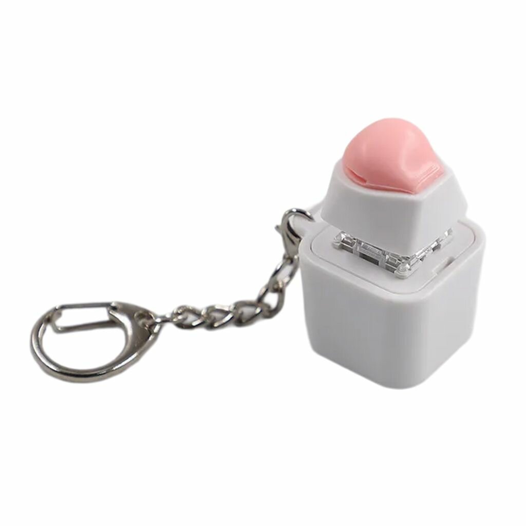 Светодиодная подсветка, переключатели клавиатуры, тестер, инструмент, мультяшный кот, брелок для тестирования ключей, игрушка механических устройств