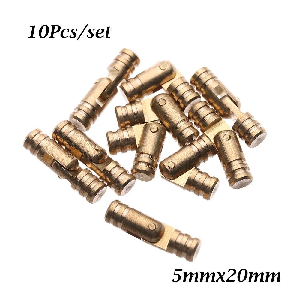 Мебельные петли скрытые медные 10 шт 5mmx20mm