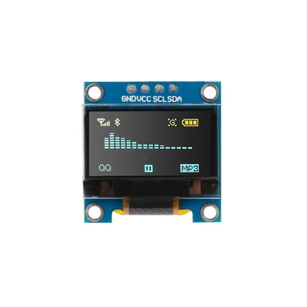 OLED-дисплей 128x64, yellow blue, SSD1306