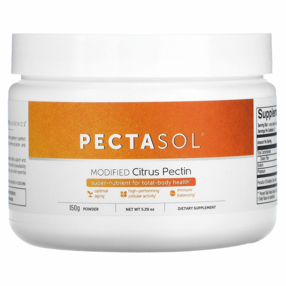 Econugenics, PectaSol®, модифицированный цитрусовый пектин, 150 г (5,29 унции)