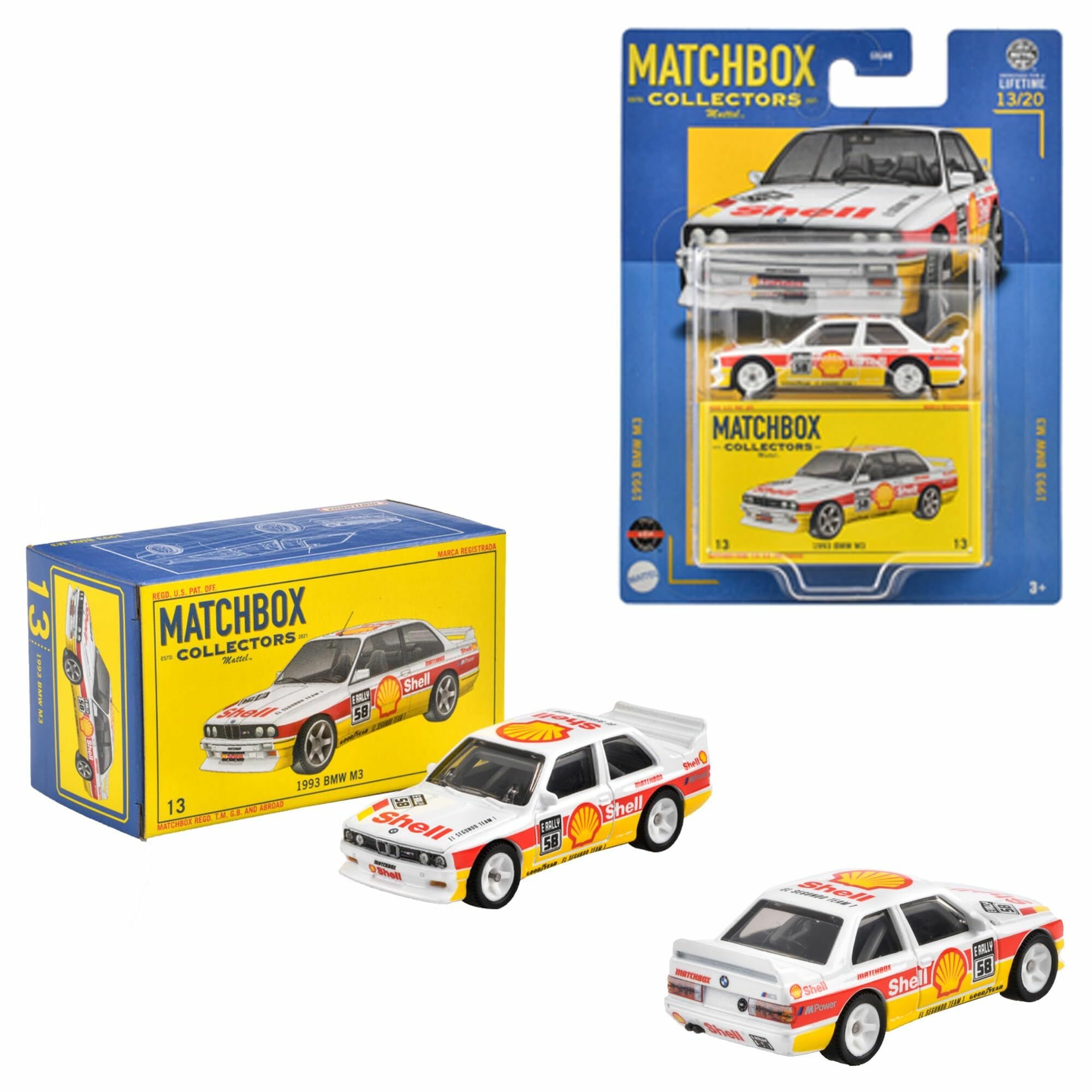 Машинка Mattel Matchbox Premium Collector GBJ48: BMW 3 Series E30 Coupe