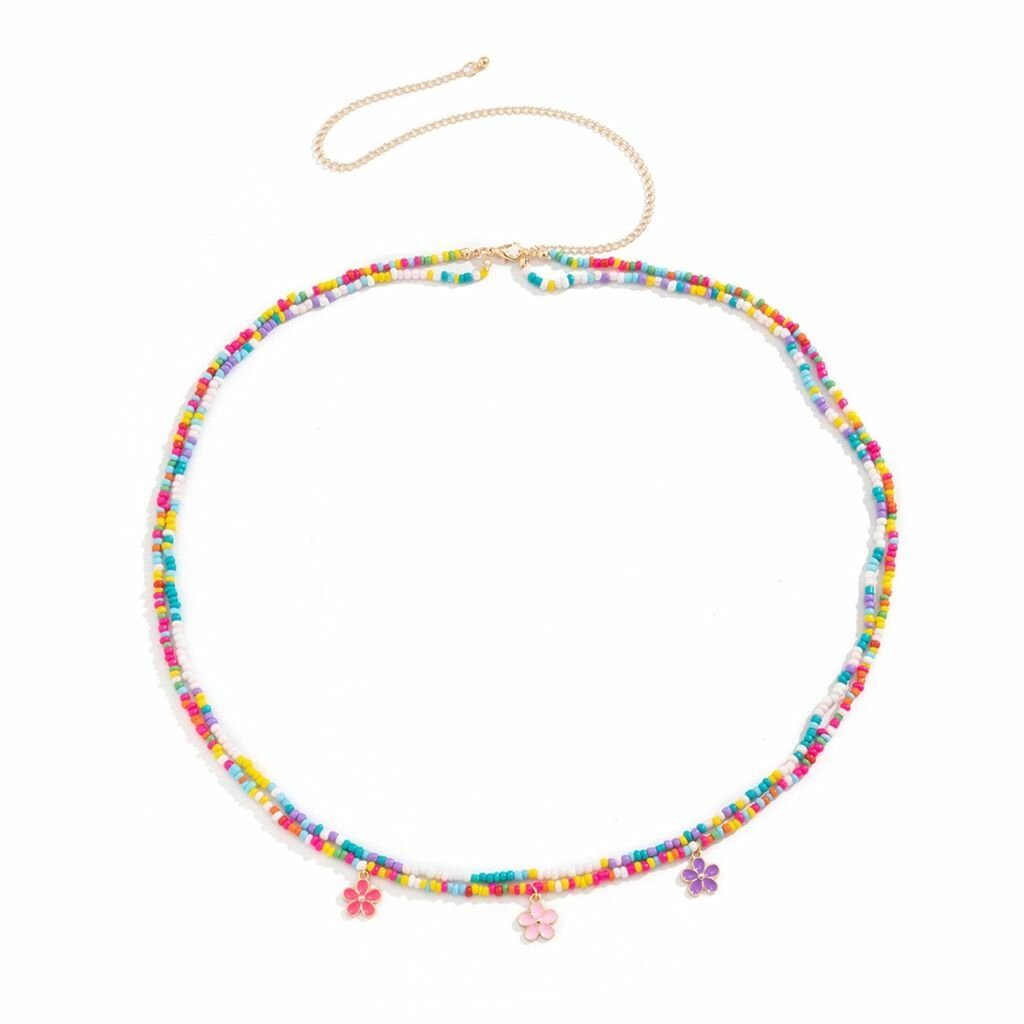 Сексуальный пояс с кисточками, плетенный из рисовых бусин, в стиле one gold