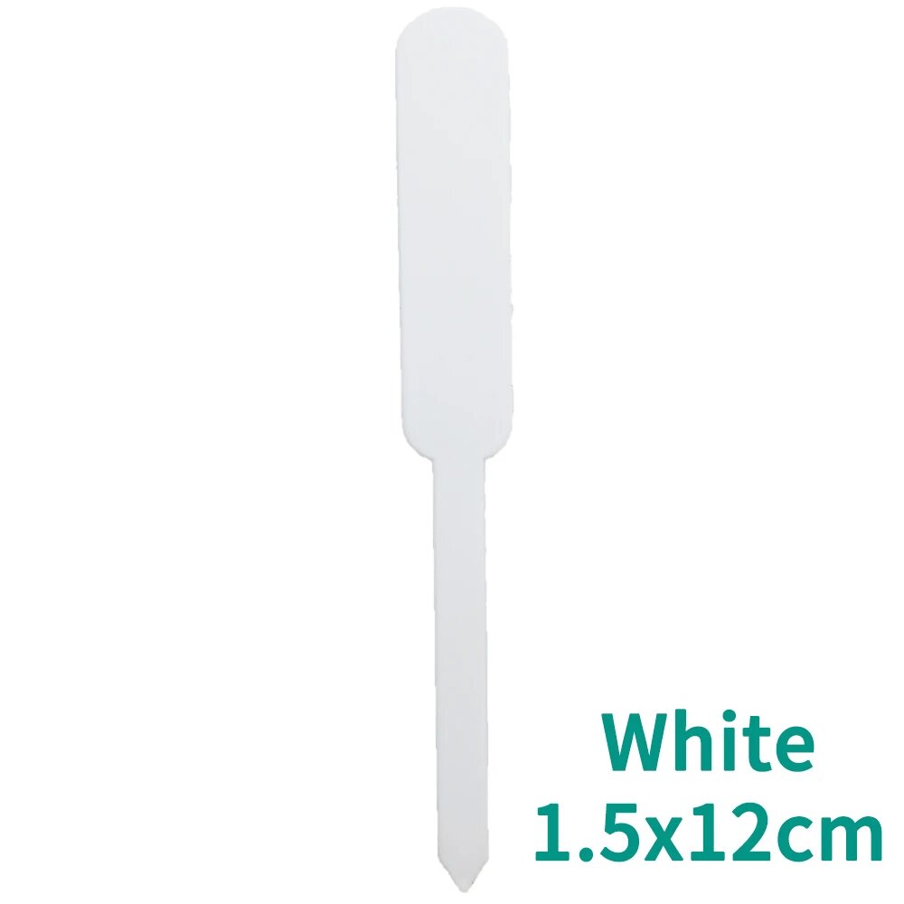 Маркеры для растений 50 шт Белый, White 1.5x12cm