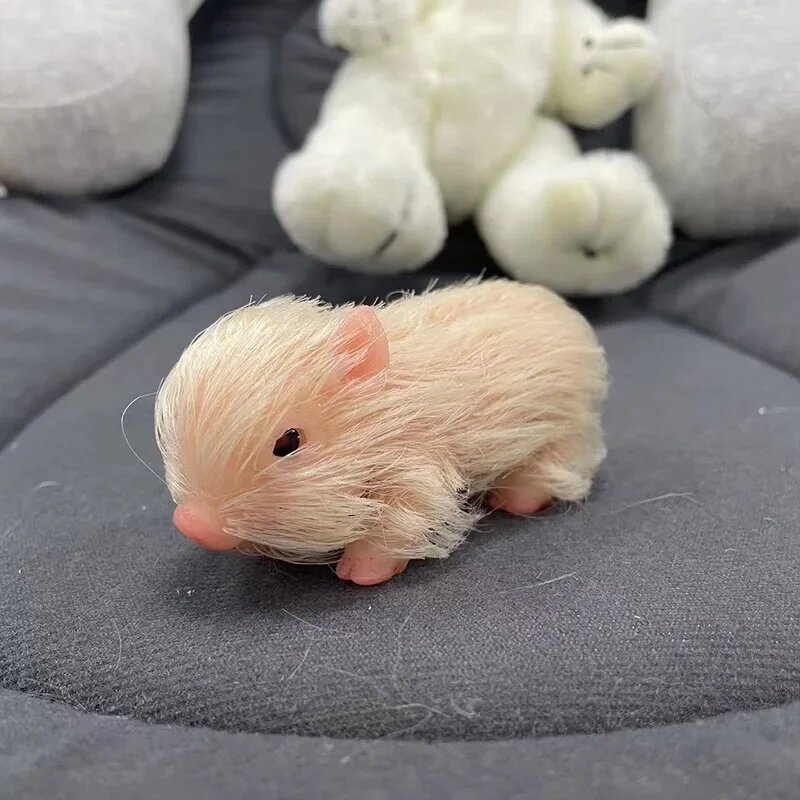 Мягкая силиконовая кукла-свинья 3 дюйма