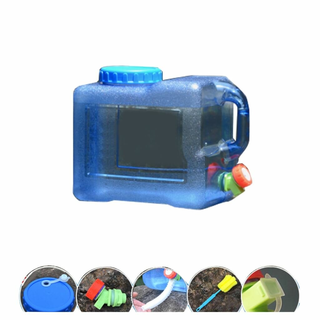 Контейнер для воды 5/8/10/12/15 л с краном, уличное ведро, резервуары хранения большой емкости, питьевая вода кемпинга