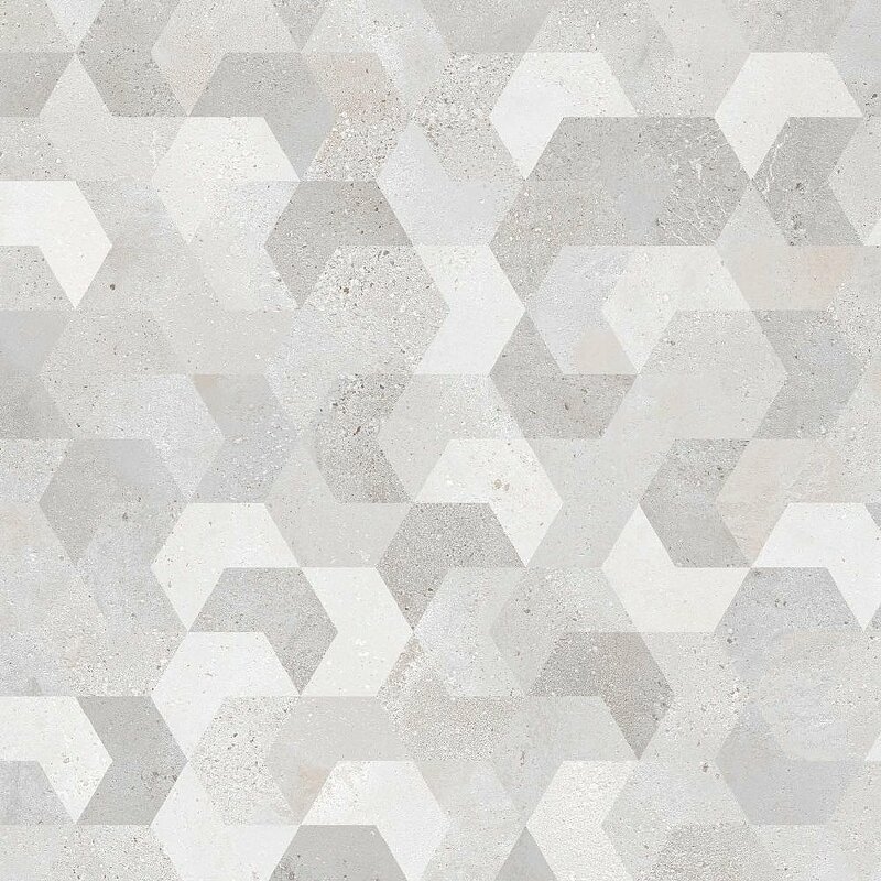 Керамогранит Dako Chevron Рект E-5017/MR/600x600x9 60х60 см серый