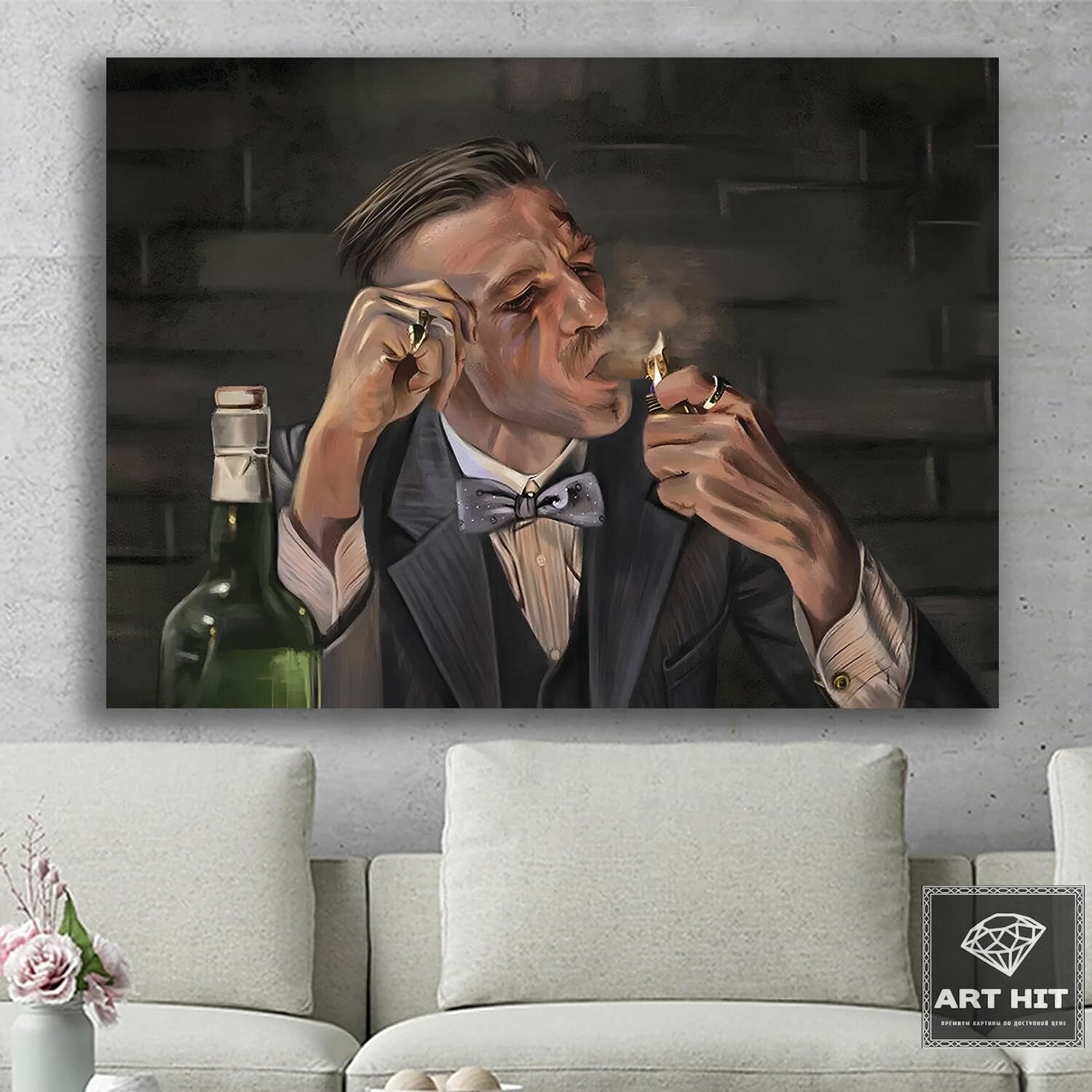 Картина Острые Козырьки, Томас Шелби, 40х60