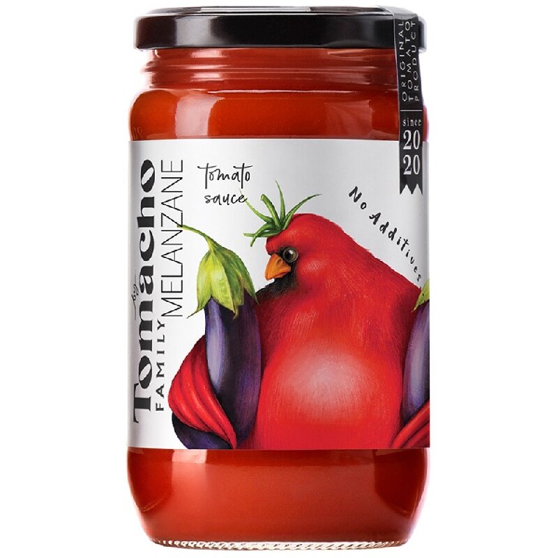 Соус TOMACHO Melanzane томатный с баклажаном /стекло/ 360г