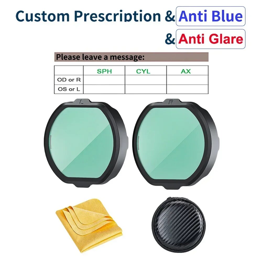 Линзы для PS VR2 Tahnuna для близорукости Anti-blue Anti-glare