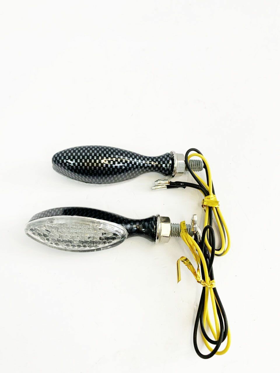 Боковой фонарь светодиодный WKT-TL-17 черный (комплект 2 шт.) для мопеда Альфа