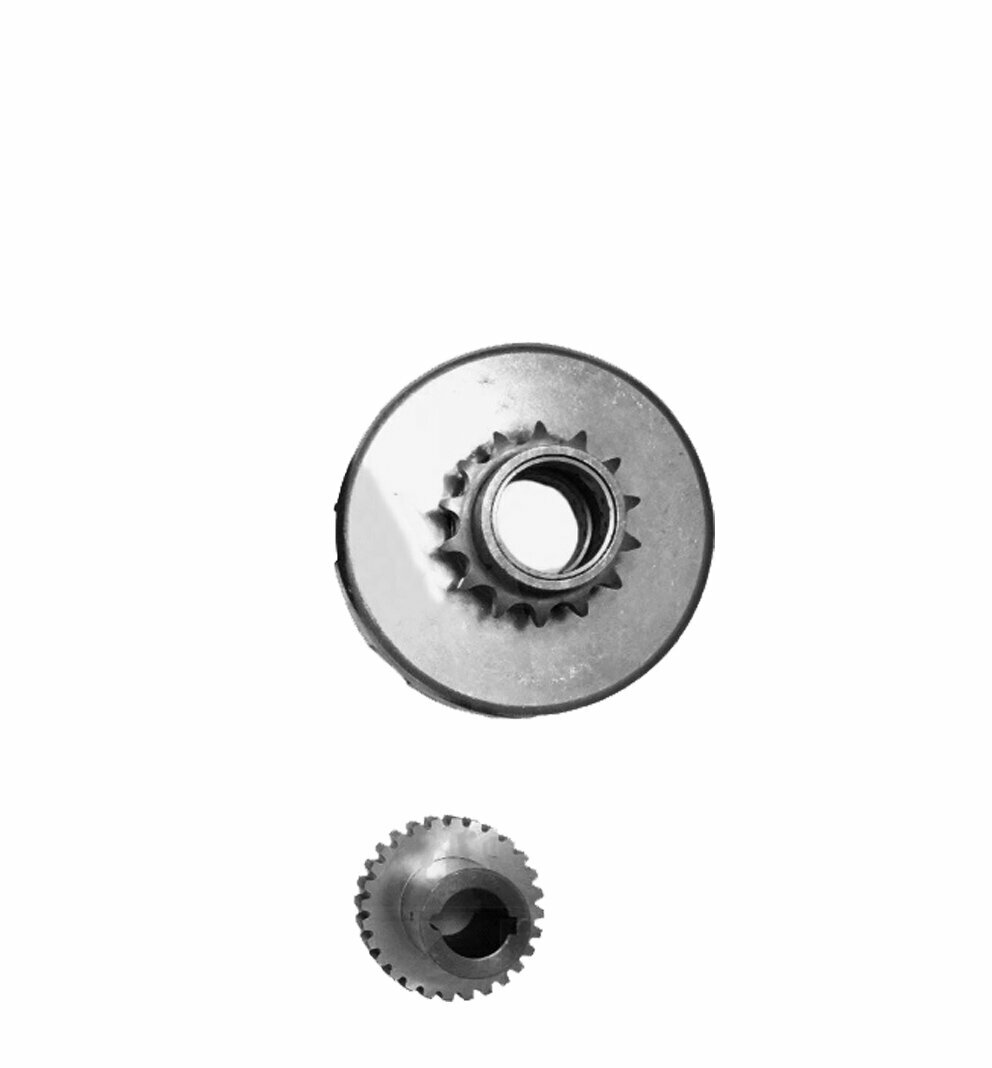 Барабан сцепления внутренний двигателя LIFAN 168F-R, с валом