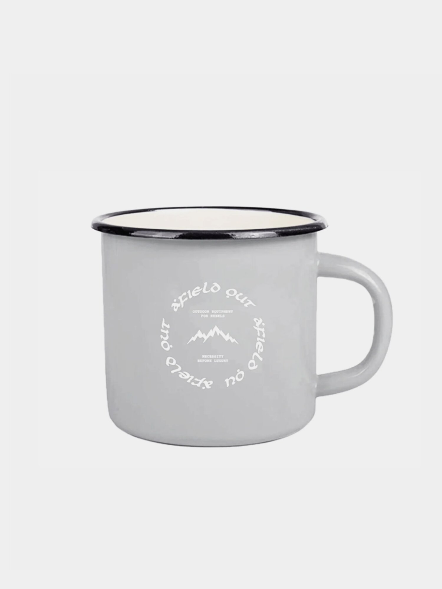 Кружка Afield Out Canyon Enamel Mug Grey, Серый, One size