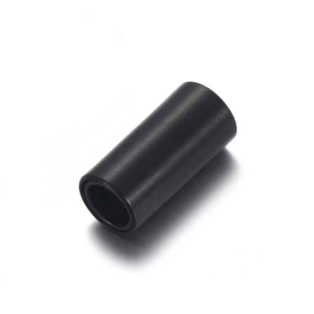 Магнитная застежка для браслетов EMBLAASK из нержавеющей стали 3 мм/6 Inside Dia. 6mm, Matte Black