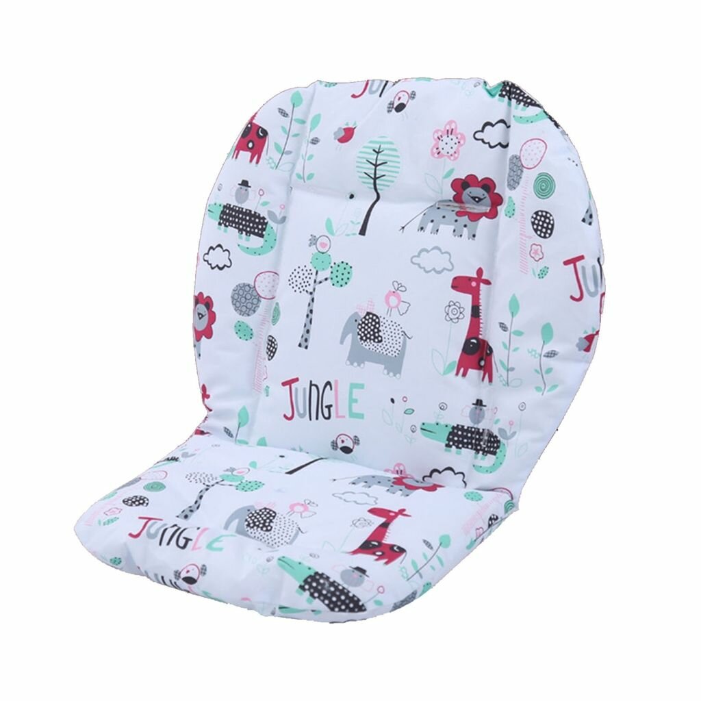 Хлопчатобумажная подушка для детской коляски-Красный Жираф