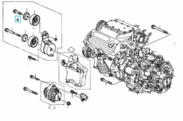 Болт, специальный, 10X28 (Оригинал)
