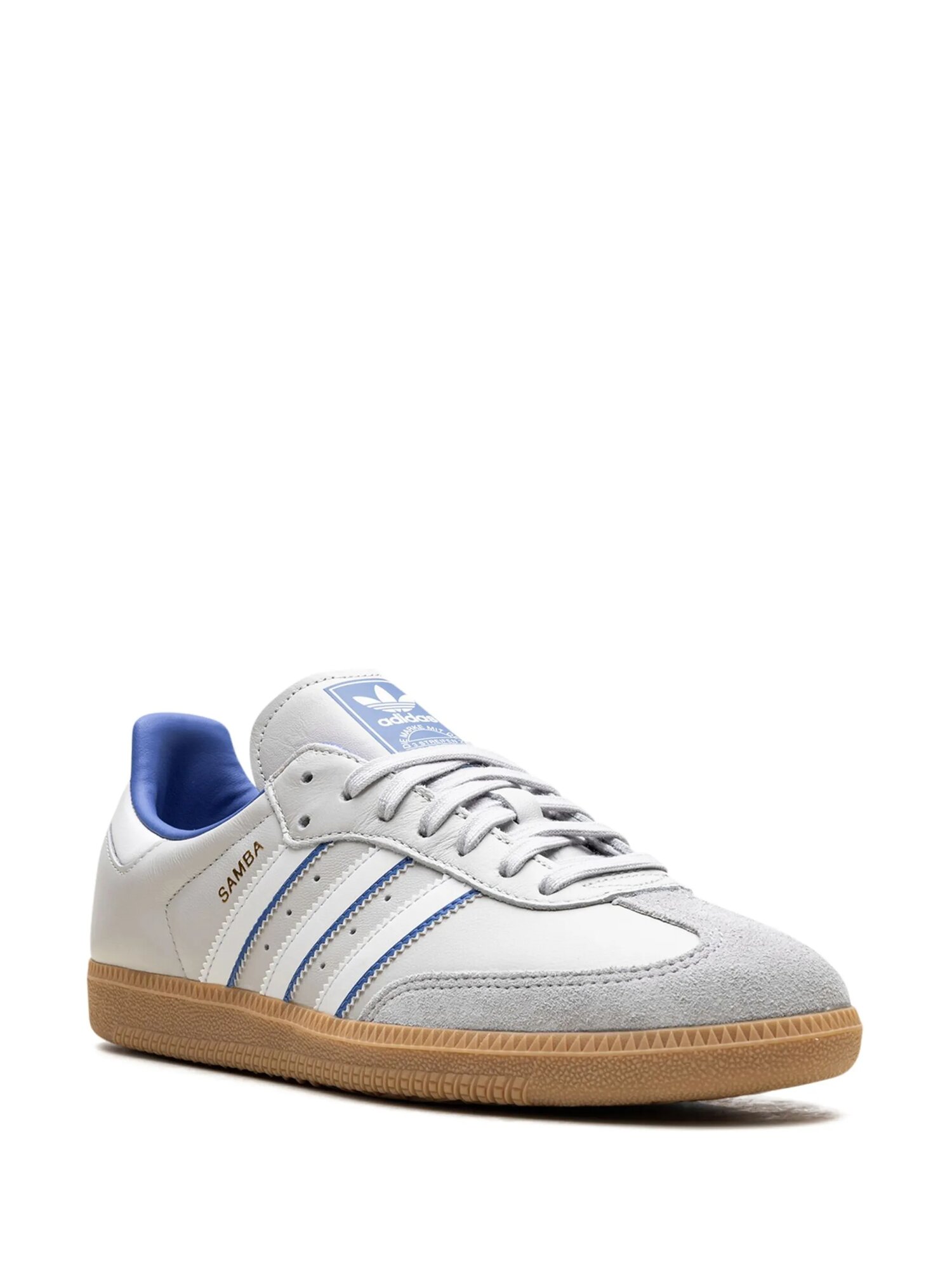 Кроссовки adidas Samba Grey One Blue, размер 6 US — фото 1
