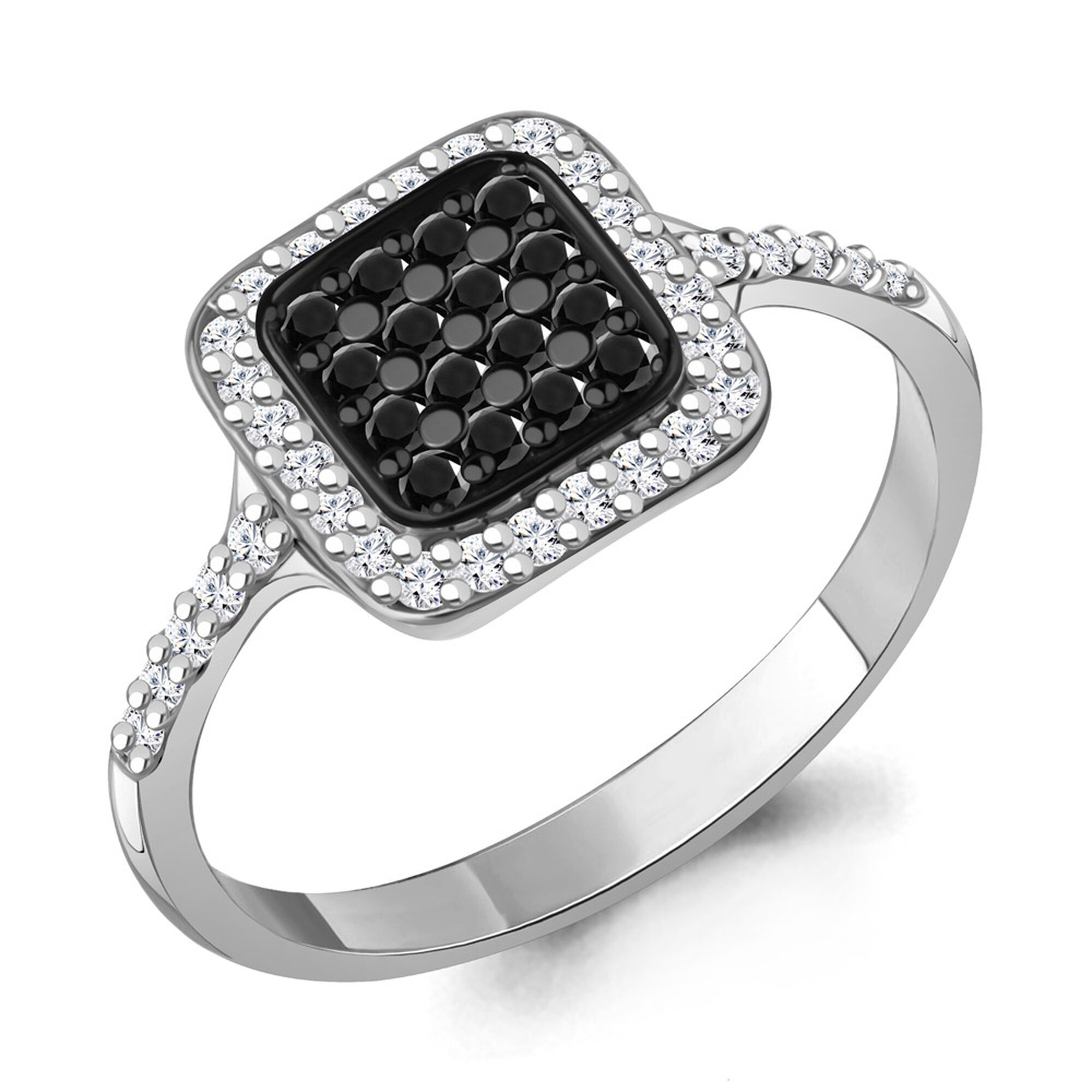 Кольцо, белое золото, 585 проба, бриллиант