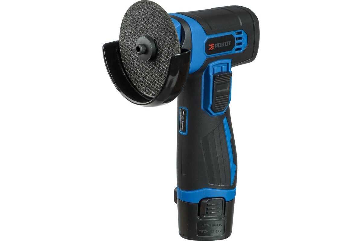Рокот Шлифовальная машина угл. аккумуляторная мини, 12В, 75 мм, 19500 об/мин, 2.0 Ач 699-042