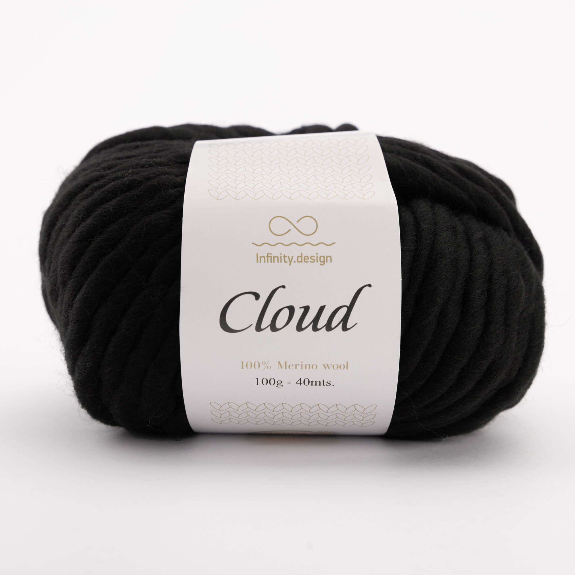 Пряжа INFINITY Cloud 0050 (2 мотка), 100% мериносовая шерсть, 100г, 40м
