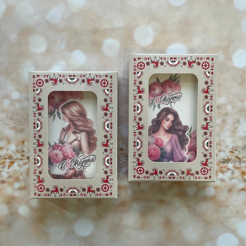 Пряники на 8 марта. Пионы и красотки. Набор 1.