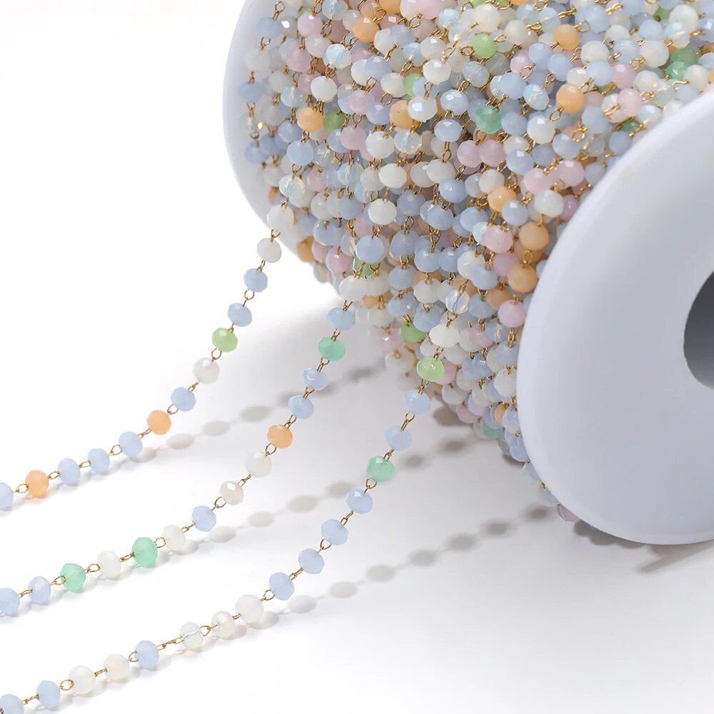 Цепочка из нержавеющей стали Semitree 3 мм золотого цвета 1 метр 80 CO9