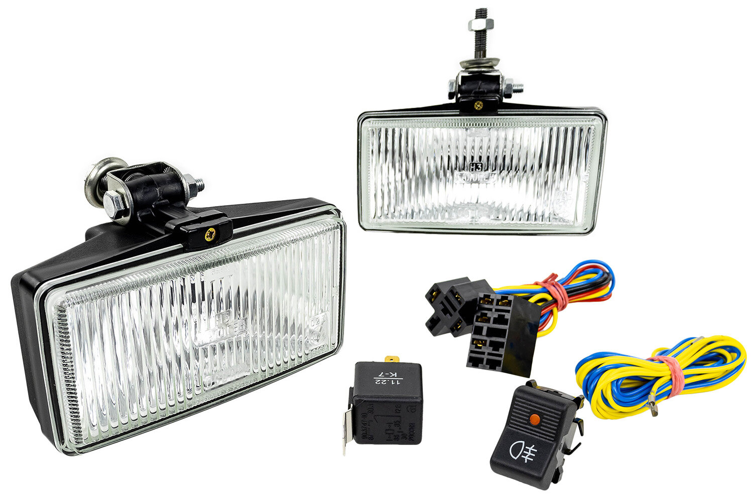 Комплект подключения ПТФ ML с ПТФ Киржач на ВАЗ 2101-2107, Лада Нива 4х4 до 2019 г. в.