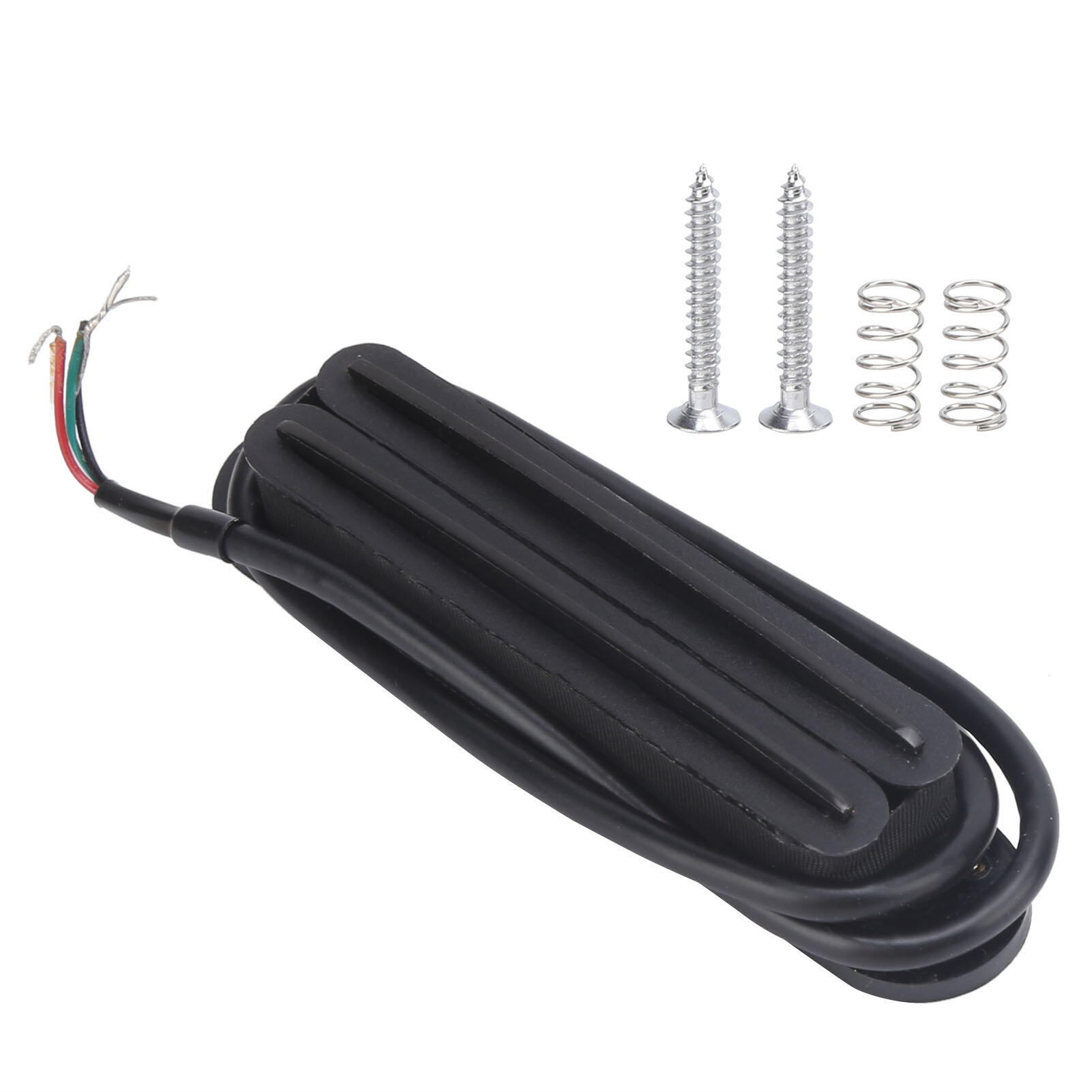 11K Dual Hot Rail Humbucker Pickup Ceramic Magnet ABS Electric Guitar AccessoriesBlack Black