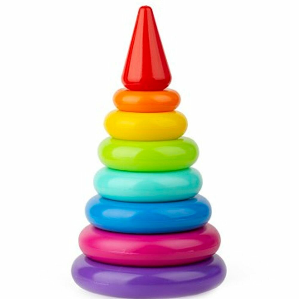 Пирамида Совтехстром XL 25 см, пластик, от 12 месяцев, разноцветный (У1055)