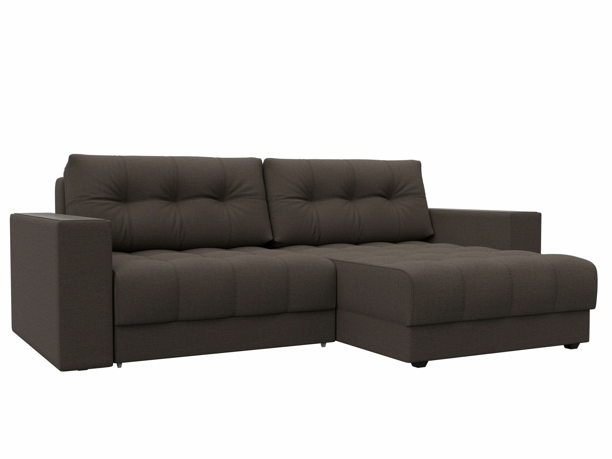 Диван угловой с декором Бруно НПБ, Рогожка