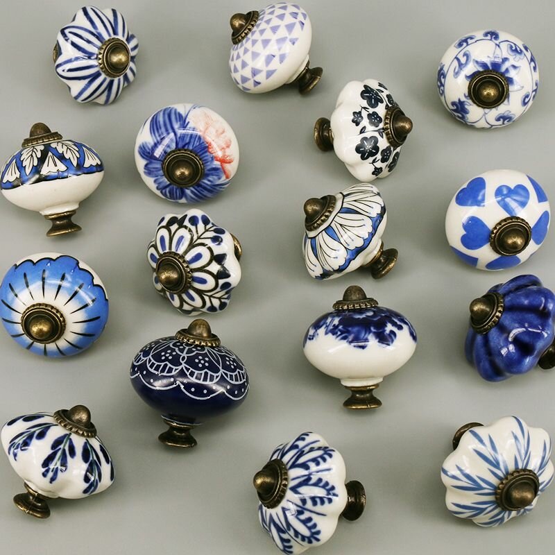 1ШТ Керамические ручки дверцы кухонного шкафа, комода