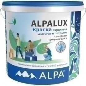 Краска ALPA АльпаЛюкс DIY в/д для стен и потолков (2л)