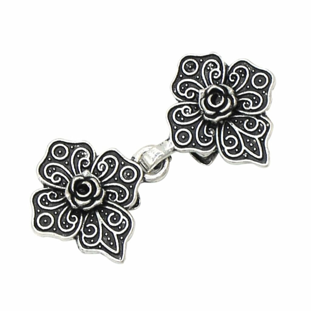 Сплав сплав розы/листовой зажим для стильной женской блузки, - Листья