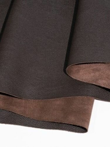 Кожа галантерейная натуральная. Флотер коричневый 1.2-1.4. 169 дм2.