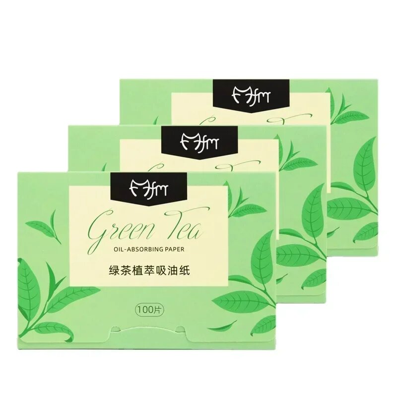 Матирующие салфетки eTya Green Tea, 300 шт