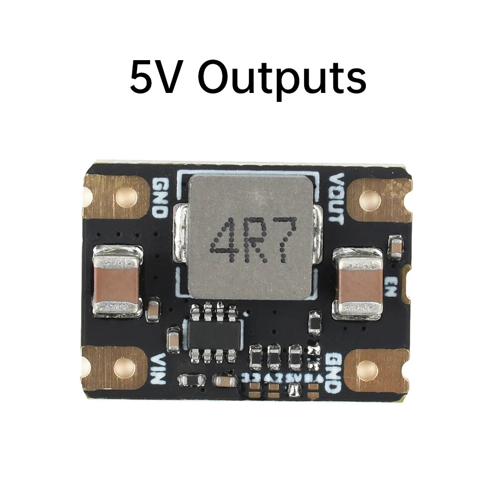 Diymore Модуль понижающего преобразователя DC 6.5-16В в 3.3/4.2/5/8.4В 4A 5V