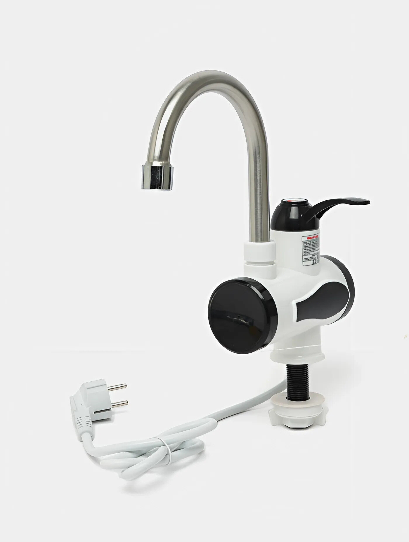 Электрический проточный водонагреватель, смеситель с LED дисплеем