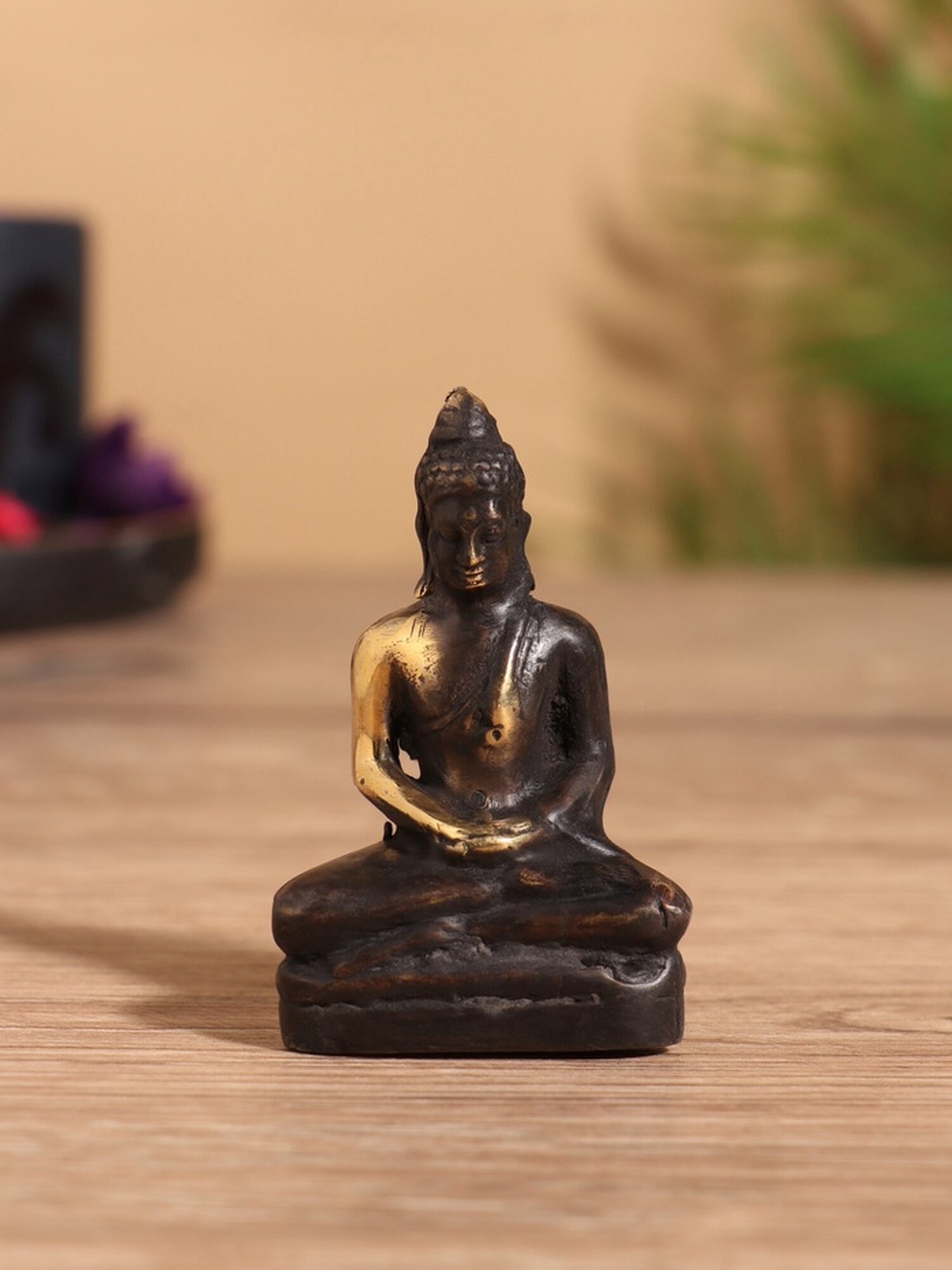 Статуэтка Сима-ленд «Будда Просветления», бронза, 4 см x 2 см x 6 см