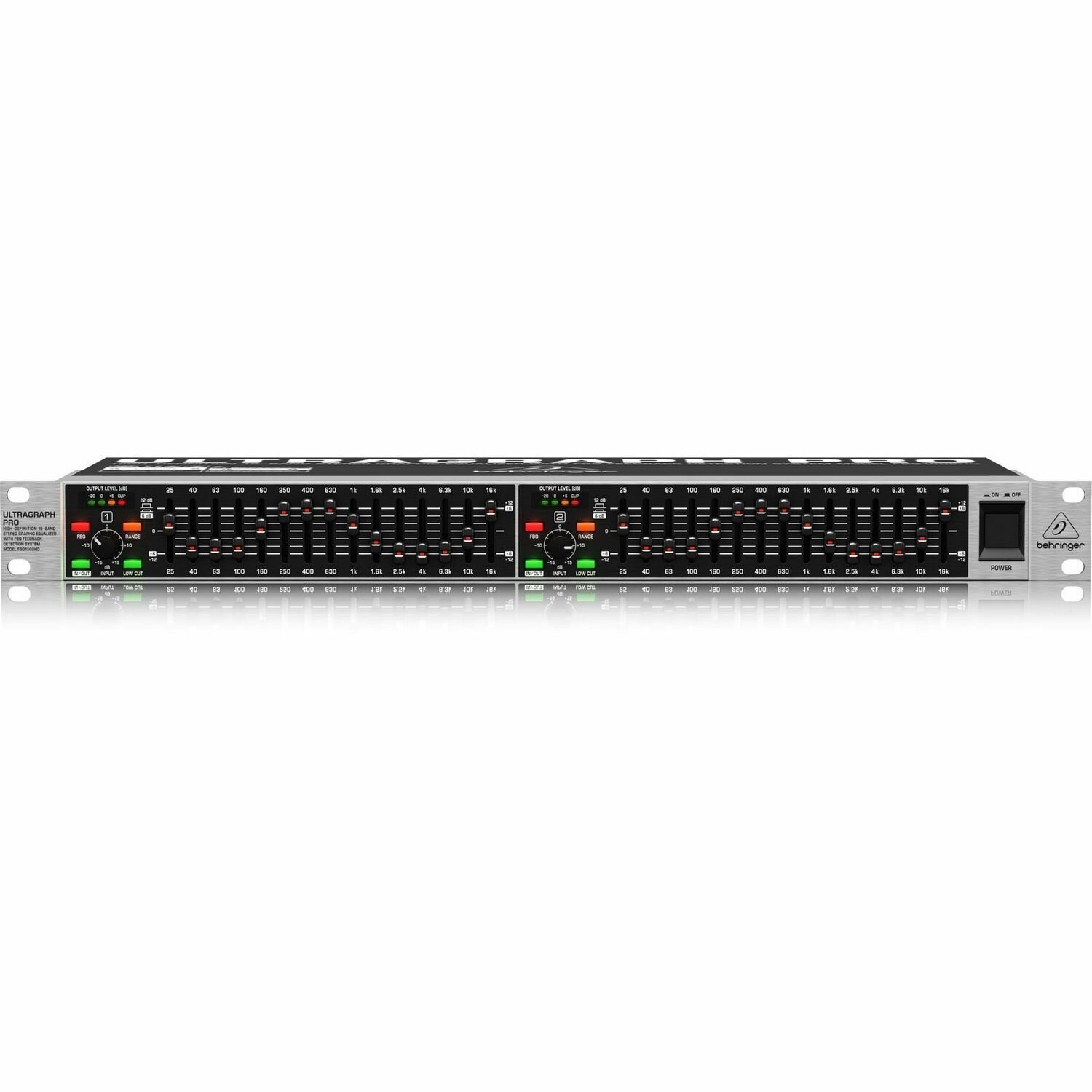 Эквалайзер BEHRINGER FBQ1502HD стерео, графический, 15 полос