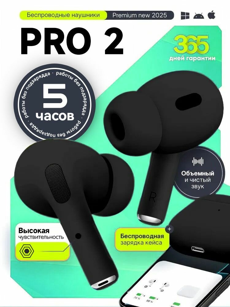 Наушники беспроводные с микрофоном, Bluetooth, USB Type-C, Lightning, черный, черно-серый