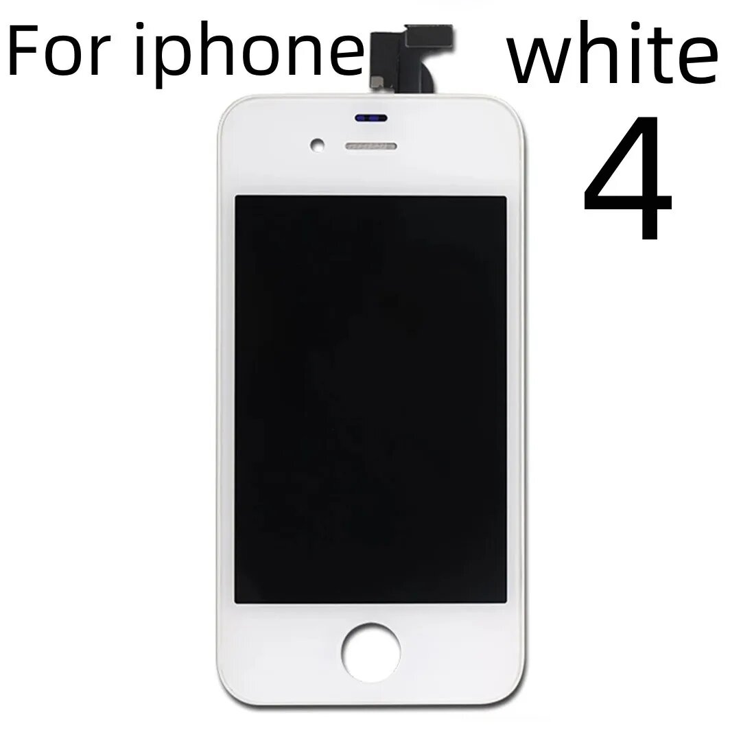 ЖК-дисплей AAA + для Iphone 4/5/6/6S, дисплей с сенсорным экраном и дигитайзером в сборе для iPhone 6, 7, 8Plus, сменный ЖК-дисплей для iPhone 8 For 4 white