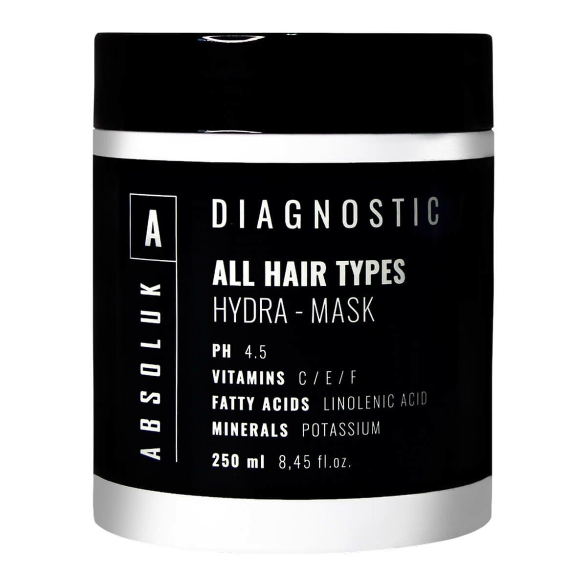 Маска увлажняющая для всех типов волос Absoluk Diagnostic All Hair Types Hydra-Mask, 250 мл