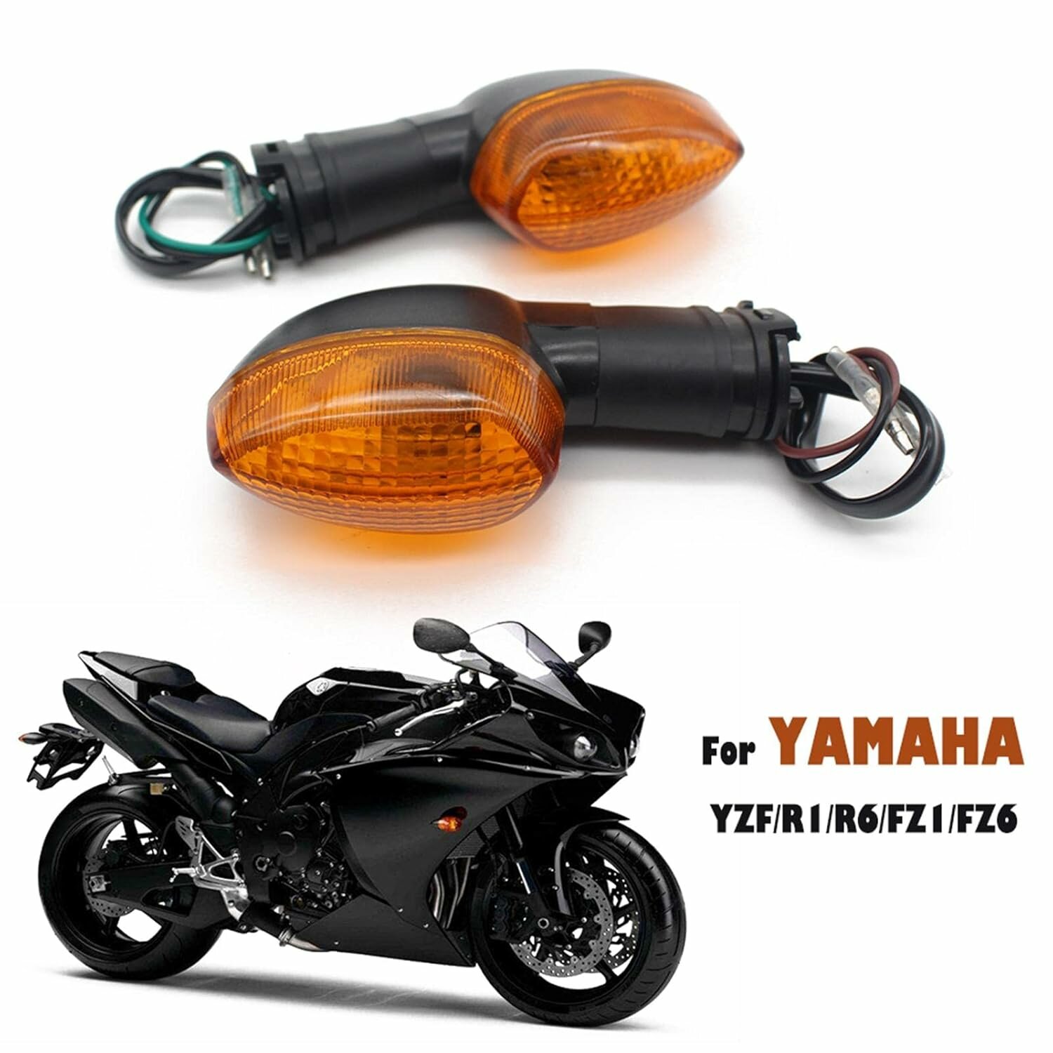 Поворотники для Yamaha MT-09 MT-07 FZ6N/S R1 R6 XJ6 FZ1 FZ8