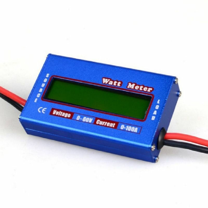 Цифровой ваттметр Ваттметр Измеритель мощности DC 60V 100A Баланс напряжения Батарея Checker