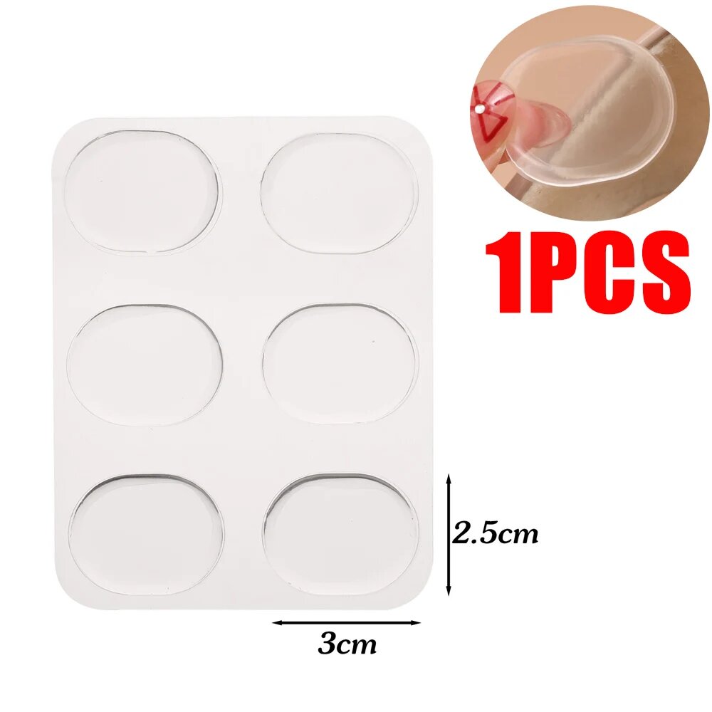 10 наклеек, антифрикционный пластырь для ног, силиконовые антифрикционные подушечки для ног, прозрачные маленькие точки, облегчение боли, средство для удаления волдырей, уход за ногами Бежевый, 01