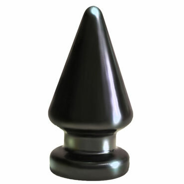 Биоклон Magnum 2, черная Большая анальная пробка